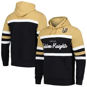 Mitchell & Ness Vegas Golden Knights Head Coach Pullover Hoodie