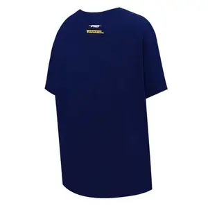 PRO STANDARD Michigan Wolverines Script Tail Oversized Boyfriend T-shirt