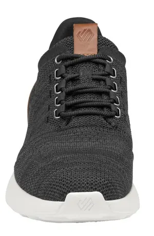 Johnston & Murphy Amherst 2.0 Knit Plain Toe Sneaker - Black Heathered Knit
