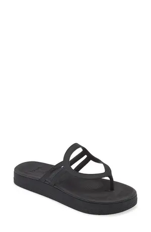 Sanuk Sanuk "Sunshine" Platform Flip-Flops Black