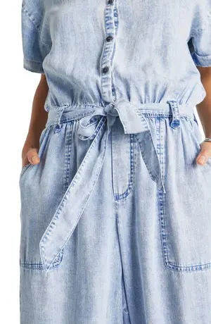 Splendid Ray Chambray Jumpsuit