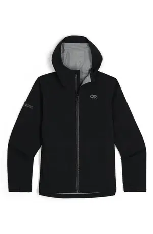 OUTDOOR RESEARCH Stratoburst Packable Rain Jacket - Black