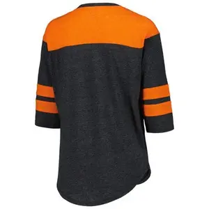 STARTER Martin Truex Jr Full Back Block 3/4-sleeve Tri-blend Top