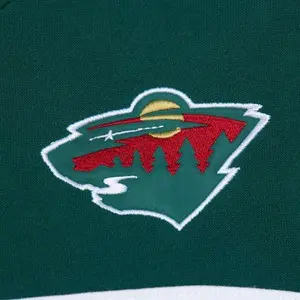 Mitchell & Ness Green Minnesota Wild Head Coach Pullover Hoodie