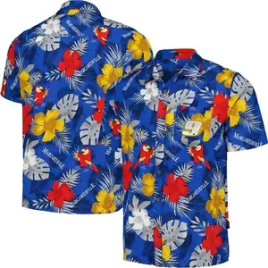 MARGARITAVILLE Chase Elliott Island Life Floral Party Full-button Shirt At Nordstrom Royal
