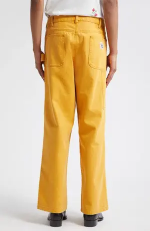 BODE Twill Knolly Brook Trousers - Yellow