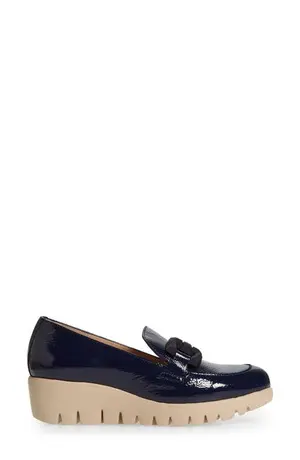 WONDERS San Marino Platform Loafer - Lack Baltic