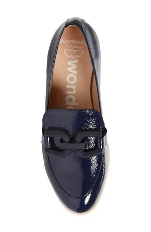 WONDERS San Marino Platform Loafer - Lack Baltic