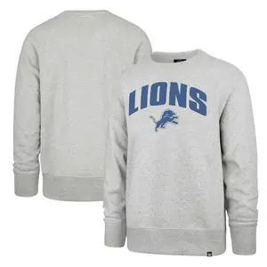 '47 Detroit Lions Headline Pullover Sweatshirt - Gray