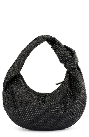 OLGA BERG Juliana Crystal Top Handle Bag