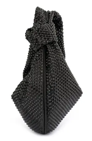 OLGA BERG Juliana Crystal Top Handle Bag