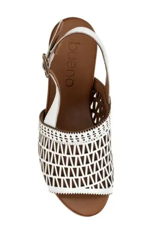 BUENO Lia Slingback Sandal - White