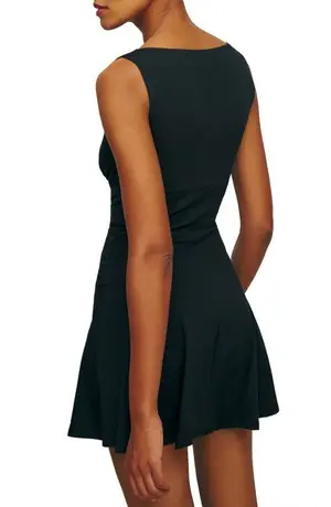 REFORMATION Mayve Knit Skater Minidress