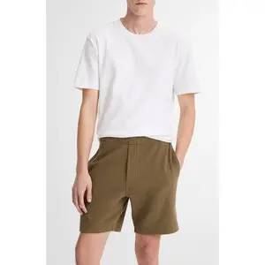 Vince Bouclé Pull-on Shorts - Kalamata