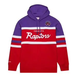 Mitchell & Ness Purple Toronto Raptors Head Coach Pullover Hoodie