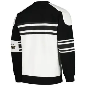 STARTER Pittsburgh Penguins Defense Fleece Crewneck Pullover Sweatshirt