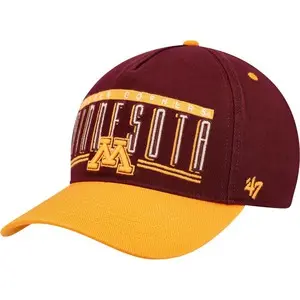 '47 Minnesota Golden Gophers Double Header Hitch Adjustable Hat - Maroon