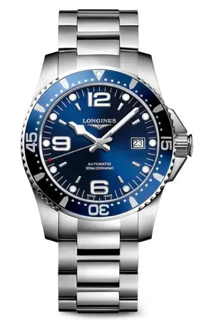 LONGINES Hydroconquest Automatic Bracelet Watch - Blue