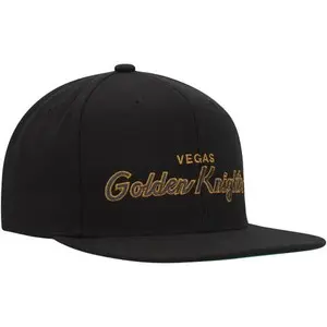 Mitchell & Ness Vegas Golden Knights Core Team Script 2.0 Snapback Hat