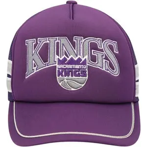 '47 Sacramento Kings Sidebrand Stripes Trucker Adjustable Hat