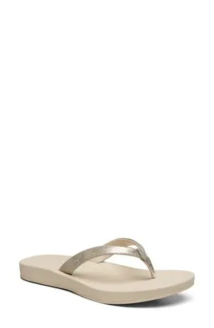 Sanuk Cosmic Shores Flip Flop - Platinum