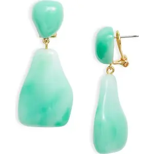 Lele Sadoughi Wilma Holographic Imitation Pearl Drop Earrings