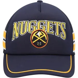 '47 Denver Nuggets Sidebrand Stripes Trucker Adjustable Hat