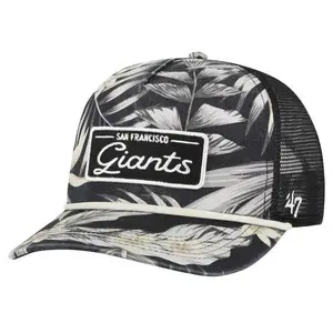 '47 San Francisco Giants Tropicalia Trucker Hitch Adjustable Hat - Black