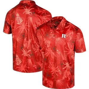COLOSSEUM Rutgers Knights Palms Team Polo - Scarlet