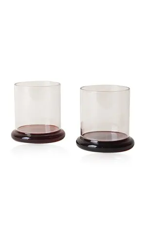 SOPHIE LOU JACOBSEN Set-of-two Fritter Glasses