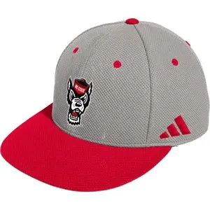 Adidas Nc State Wolfpack On-field Baseball Fitted Hat