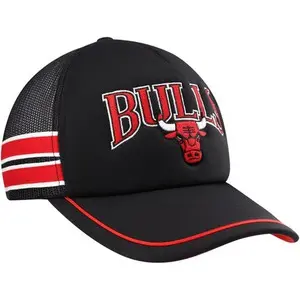 '47 Chicago Bulls Sidebrand Stripes Trucker Adjustable Hat