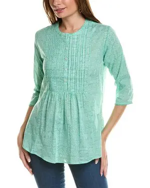 BEACH TO BISTRO BY SIGRID OLSEN Beach To Bistro Serena Blouse - Blue