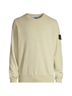 Stone Island Core Cotton Fleece Crewneck Sweater