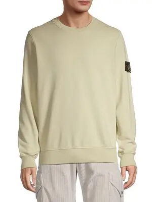Stone Island Core Cotton Fleece Crewneck Sweater