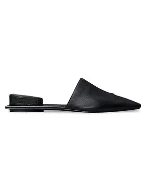 Tory Burch Pierced Leather Mules - Perfectblack
