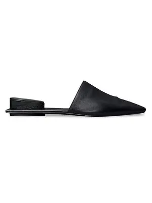 Tory Burch Pierced Leather Mules - Perfectblack