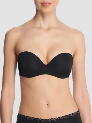 Natori Pure Luxe Strapless Bra - Black