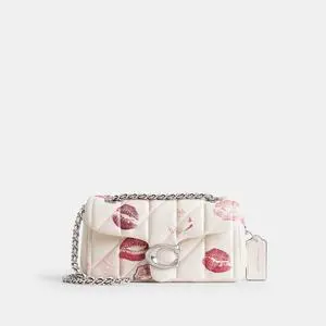 COACH Tabby Shoulder Bag 20 With Quilting And Lip Print