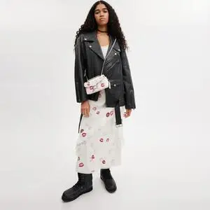 COACH Tabby Shoulder Bag 20 With Quilting And Lip Print