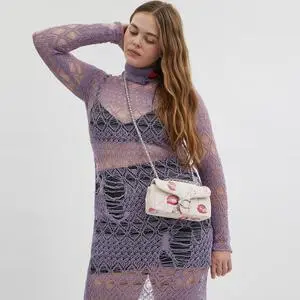 COACH Tabby Shoulder Bag 20 With Quilting And Lip Print