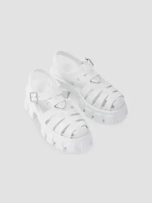 Prada Foam Rubber Sandals - White