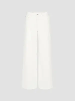 TWP Tiny Dancer Wide-leg Jeans White