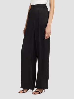 Simkhai Kyra Wide-leg Satin Pants