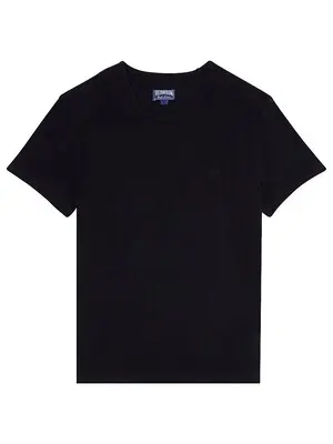 Vilebrequin Cotton-blend Crewneck T-shirt Black