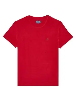 Vilebrequin Cotton-blend Crewneck T-shirt Red