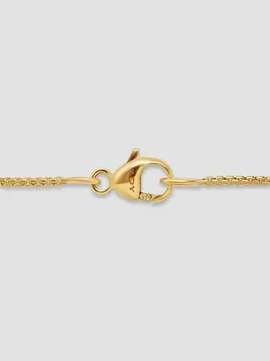 David Yurman Box Chain Necklace In 18k Yellow 1.25mm