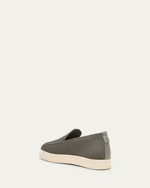 Giorgio Armani Divo Knit Slip-on Sneakers