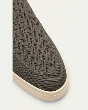 Giorgio Armani Divo Knit Slip-on Sneakers