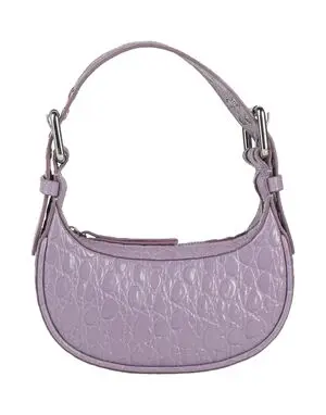 By Far Cowhide Croc Effect Hobo Bag
